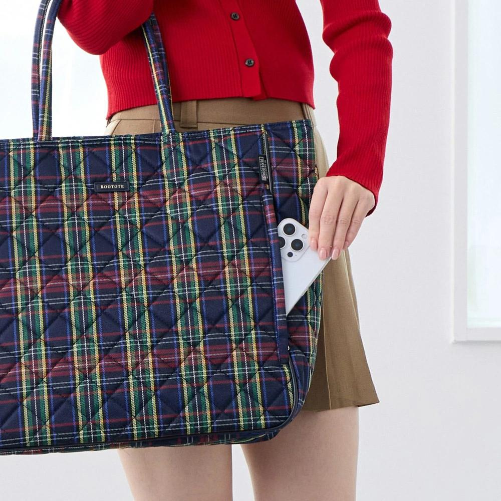 EU Medium Check Quilt - C / 3619 – ROOTOTE FLAGSHIP STORE